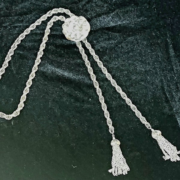 Vintage Slide Pendant Bolo Necklace - Etsy