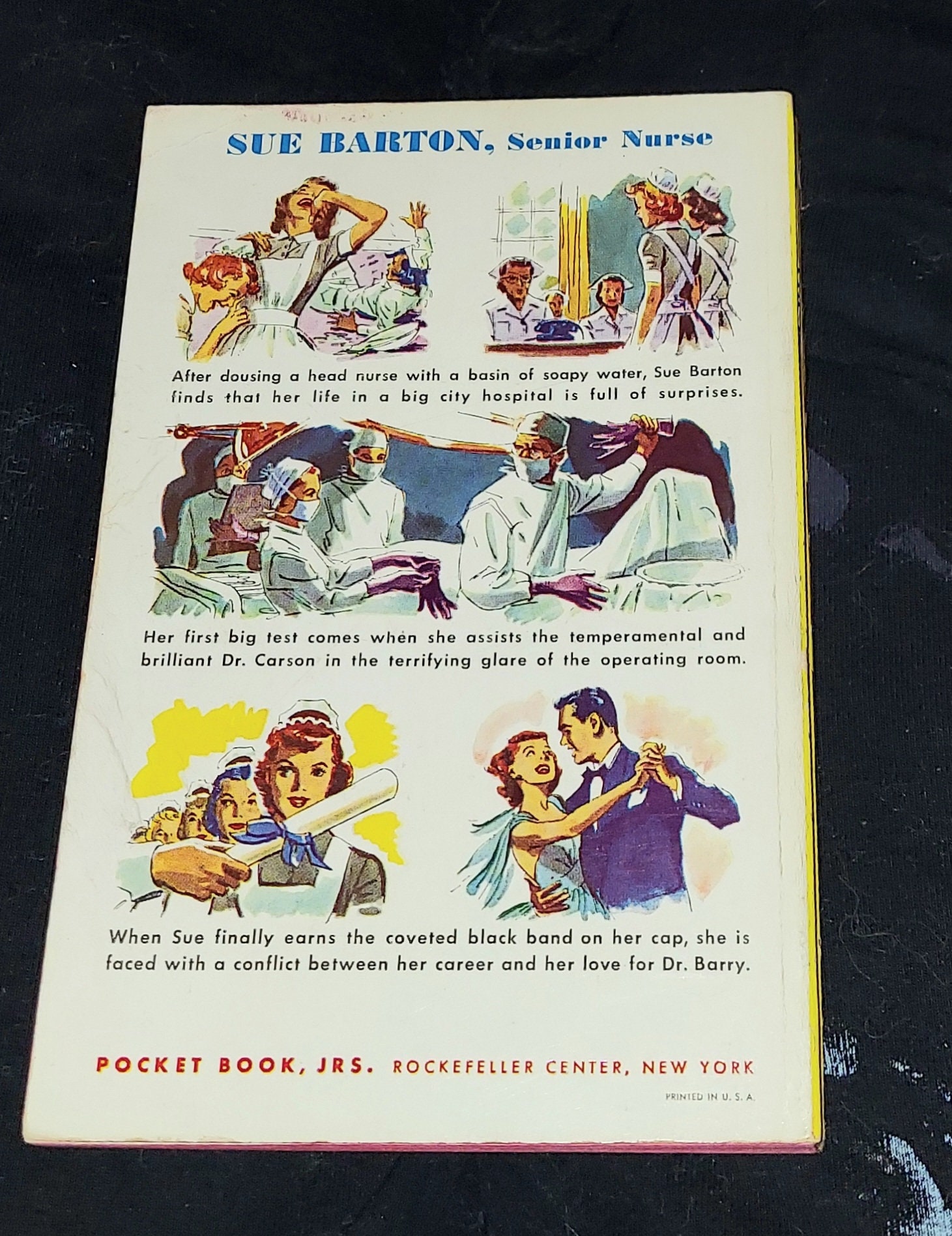 Sue Barton, Senior Nurse by Helen Dore Boylston 1950 Pocket Books Jr ...