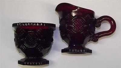 Avon Cape Cod Ruby Red Dishes - Plates, Mugs, Bowls, Serving Pieces ...