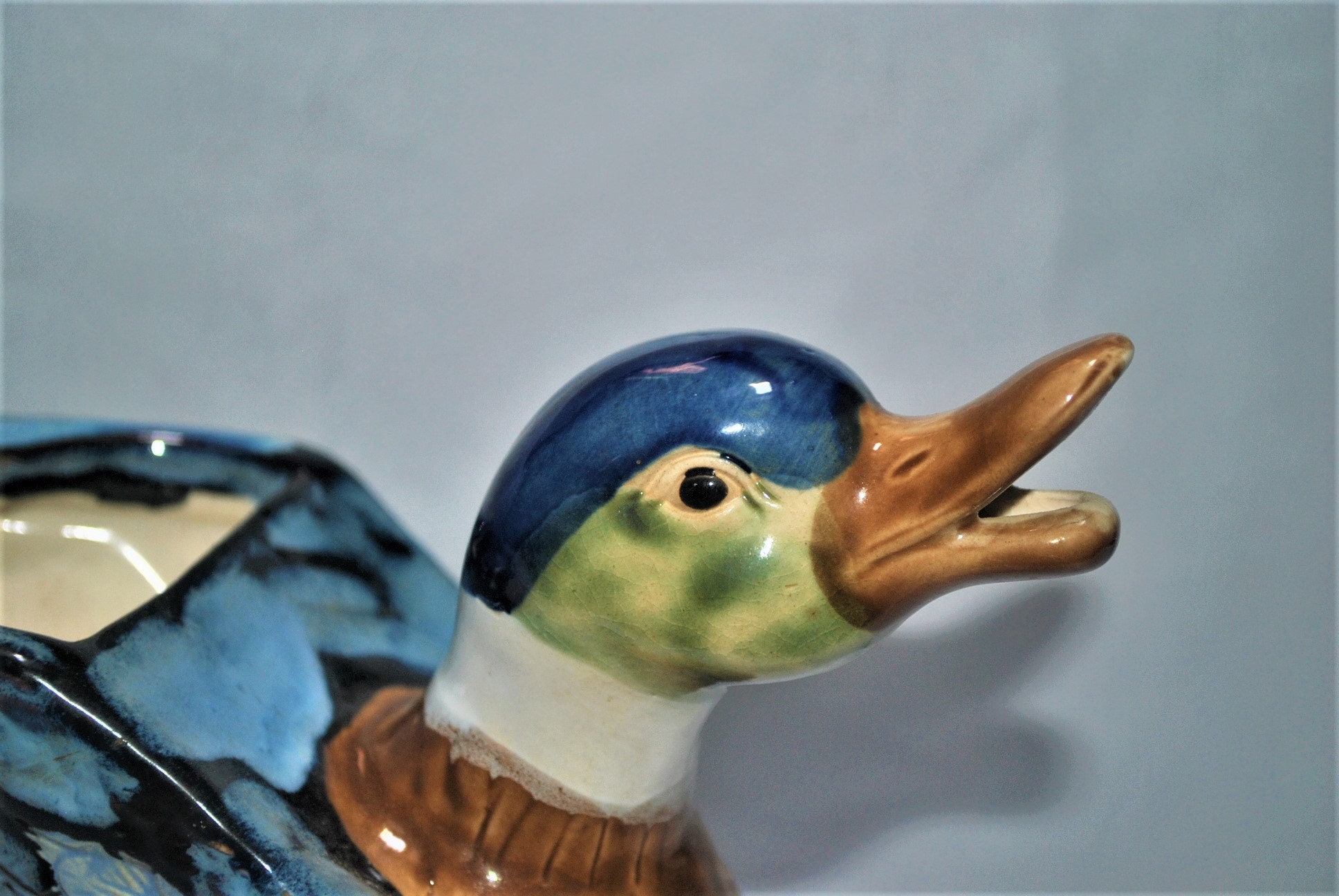 Vintage Figural Duck Pitcher in Rich Jewel Tones NEW Old Stock | Etsy