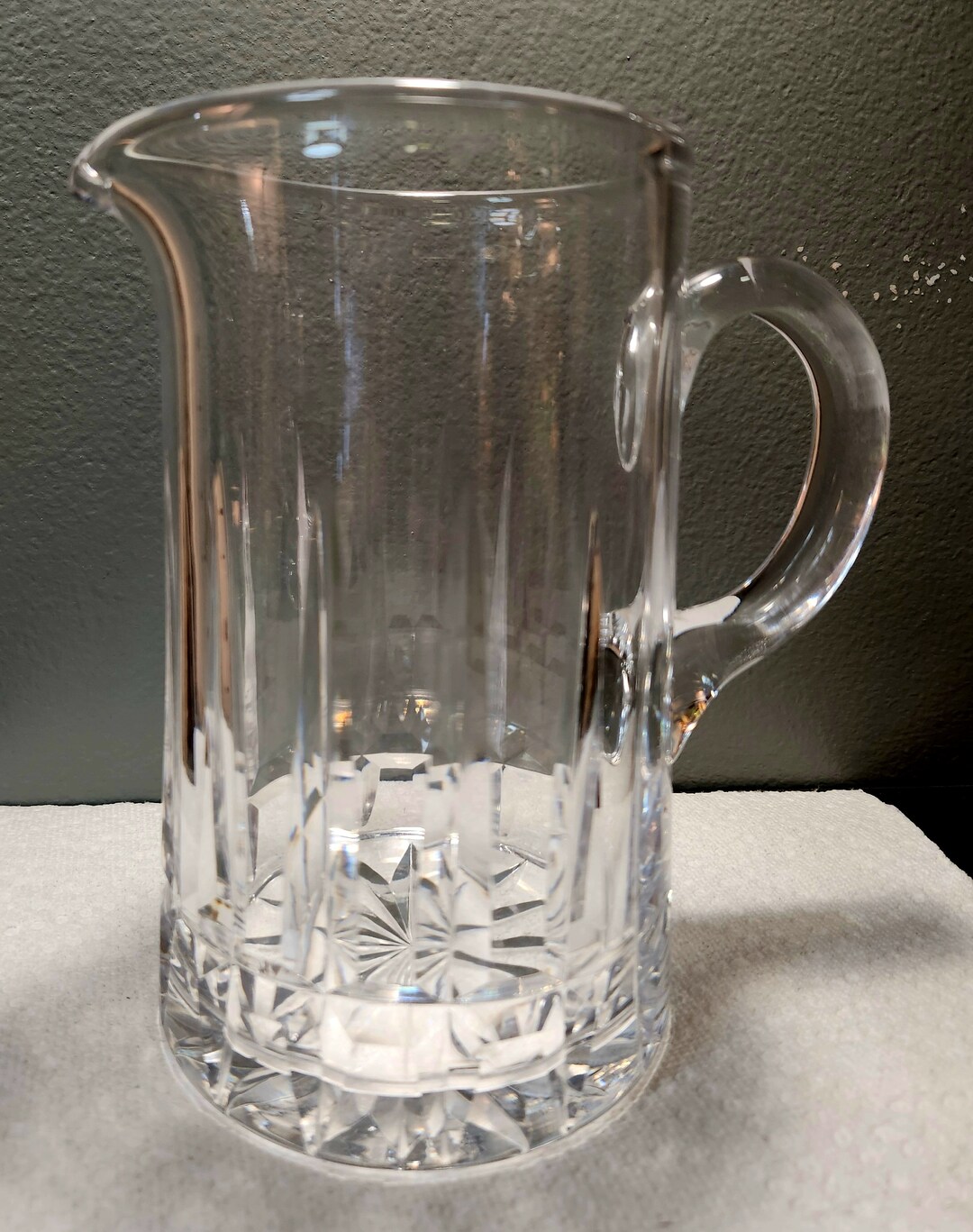 Stuart Crystal 24 Oz. Pitcher Jug Hampshire Pattern 6 5/8" England Mint ...