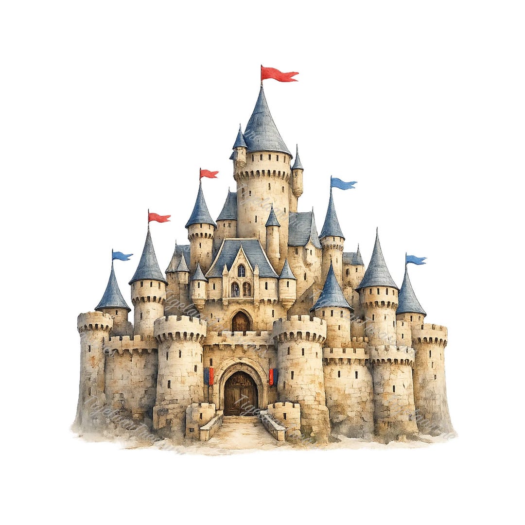 20 Fantasyland Clipart – Enchanting Watercolor Pngs, Dreamy Designs for ...
