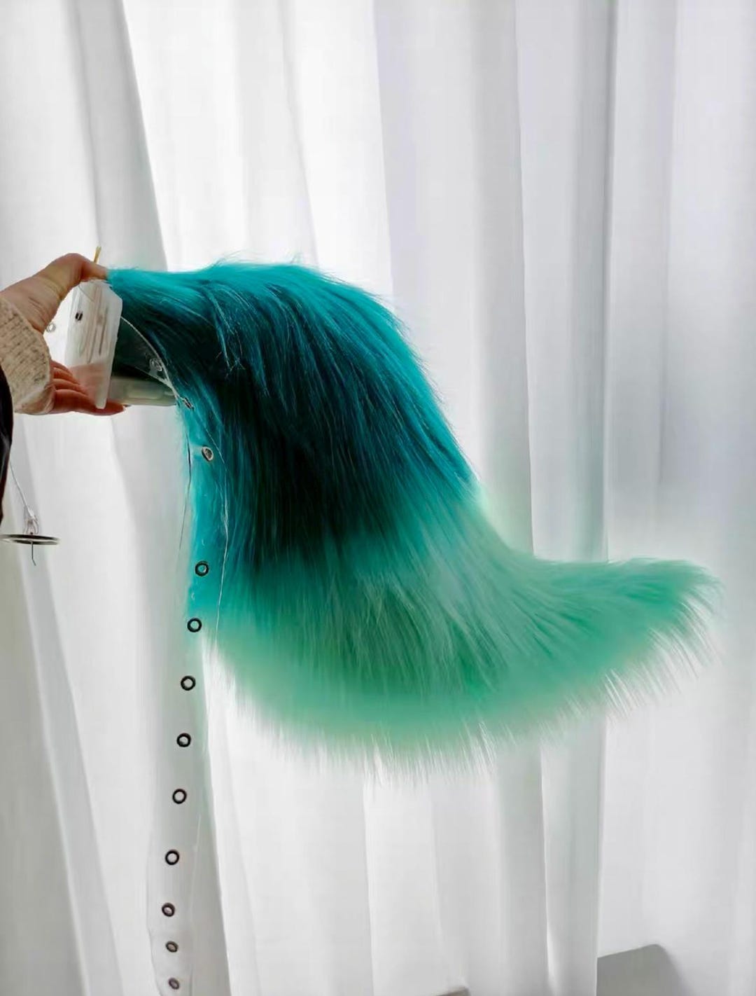 LED Electric Fursuit Tail, Glowing Wagging Cosplay Tail, Remote Control ...