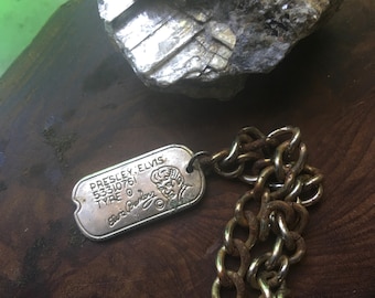 Elvis Presley Dog Tag - Etsy