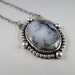 Merlinite Dendritic Opal Handmade Necklace - Etsy Canada
