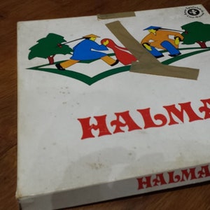 Old HALMA table board game for children and adultsfamily | Etsy