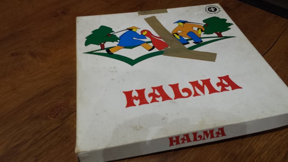Old HALMA Table Board Game for Children and Adults,family Game,made in ...