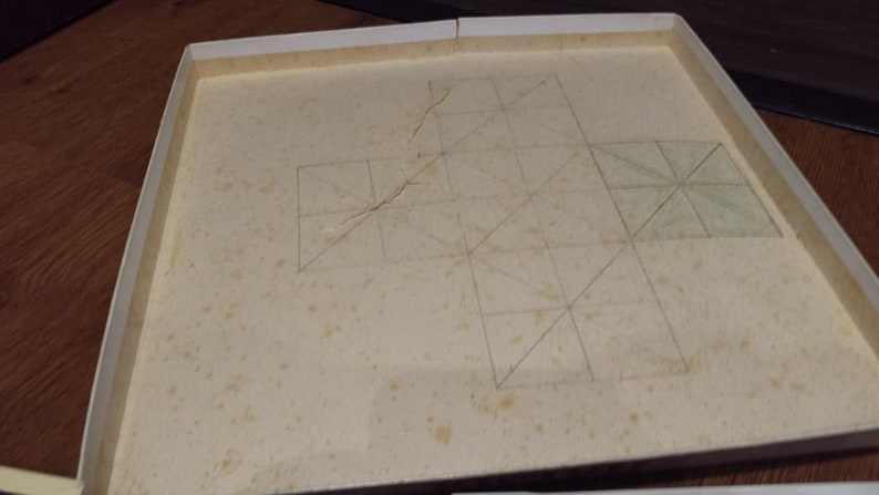 Old HALMA Table Board Game for Children and Adults,family Game,made in ...