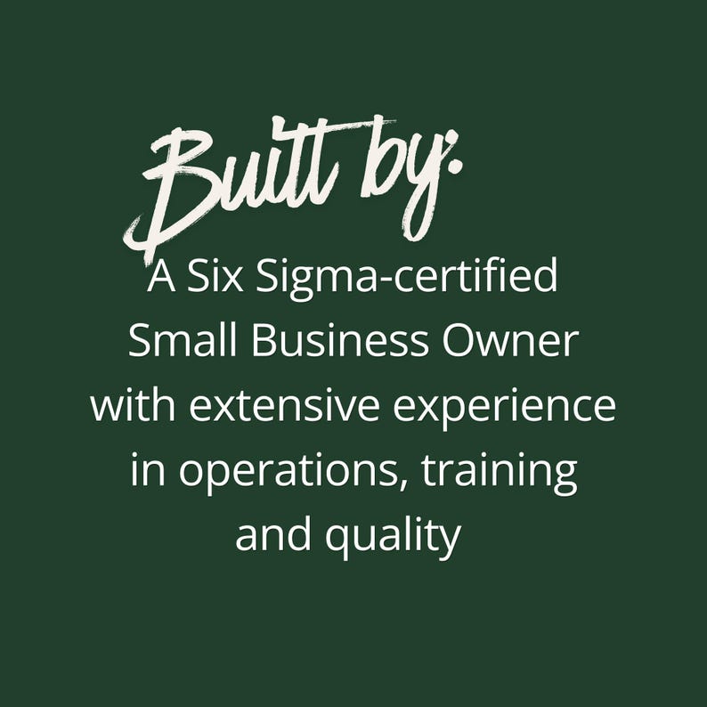 Small Business Templates Bundle | Operations System | Excel + Word ...