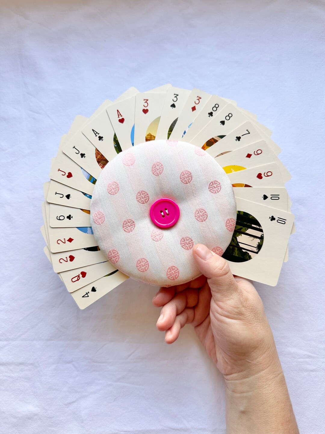 Playing Card Holder, Playing Card Gifts, Modern Print Playing Card ...