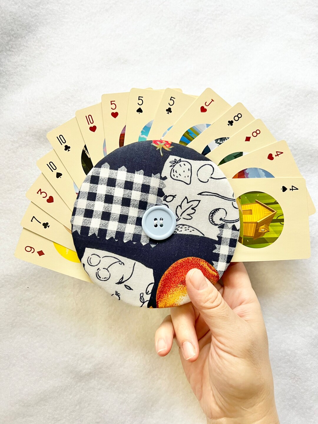Holder for Playing Cards Playing Card Gifts Country Kitchen - Etsy