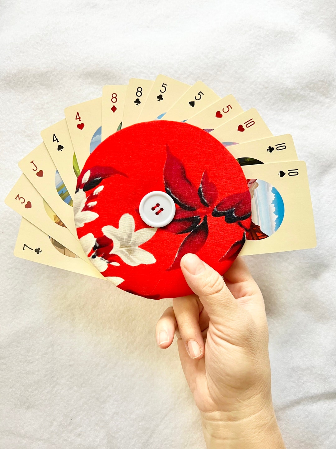 Holder for Playing Cards, Playing Card Gifts, Red Playing Card Holder ...