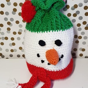 Crochet Christmas Candy Bag PATTERN, Written in English and is ...