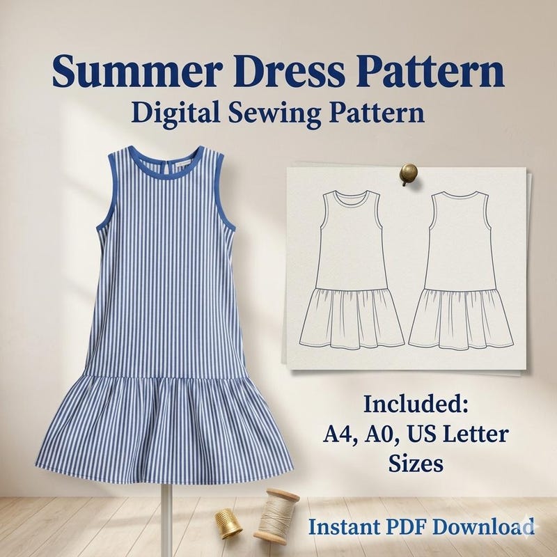 Striped Dress Preppy - Etsy
