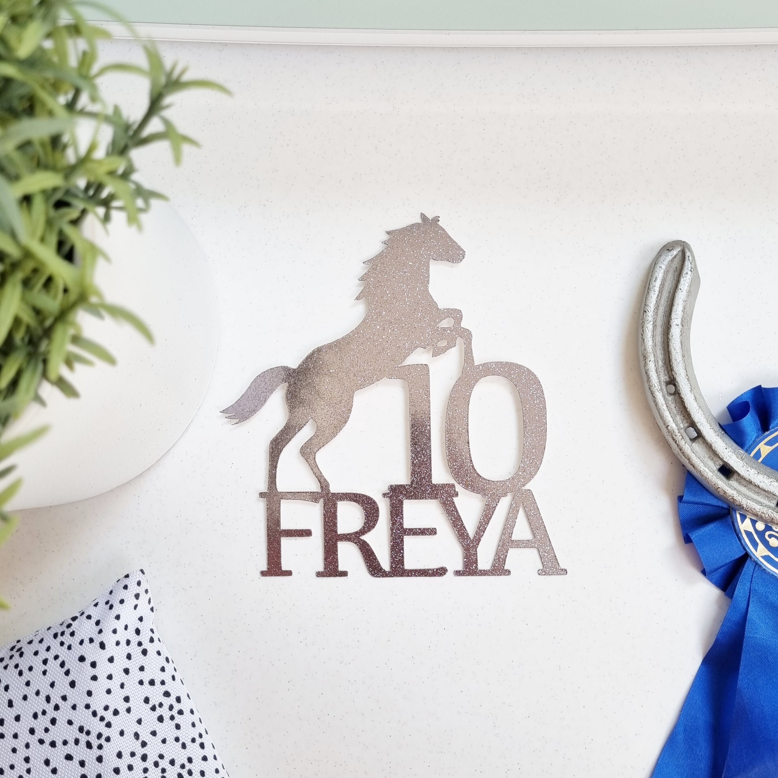 Topper de pastel de caballo personalizado | Etsy