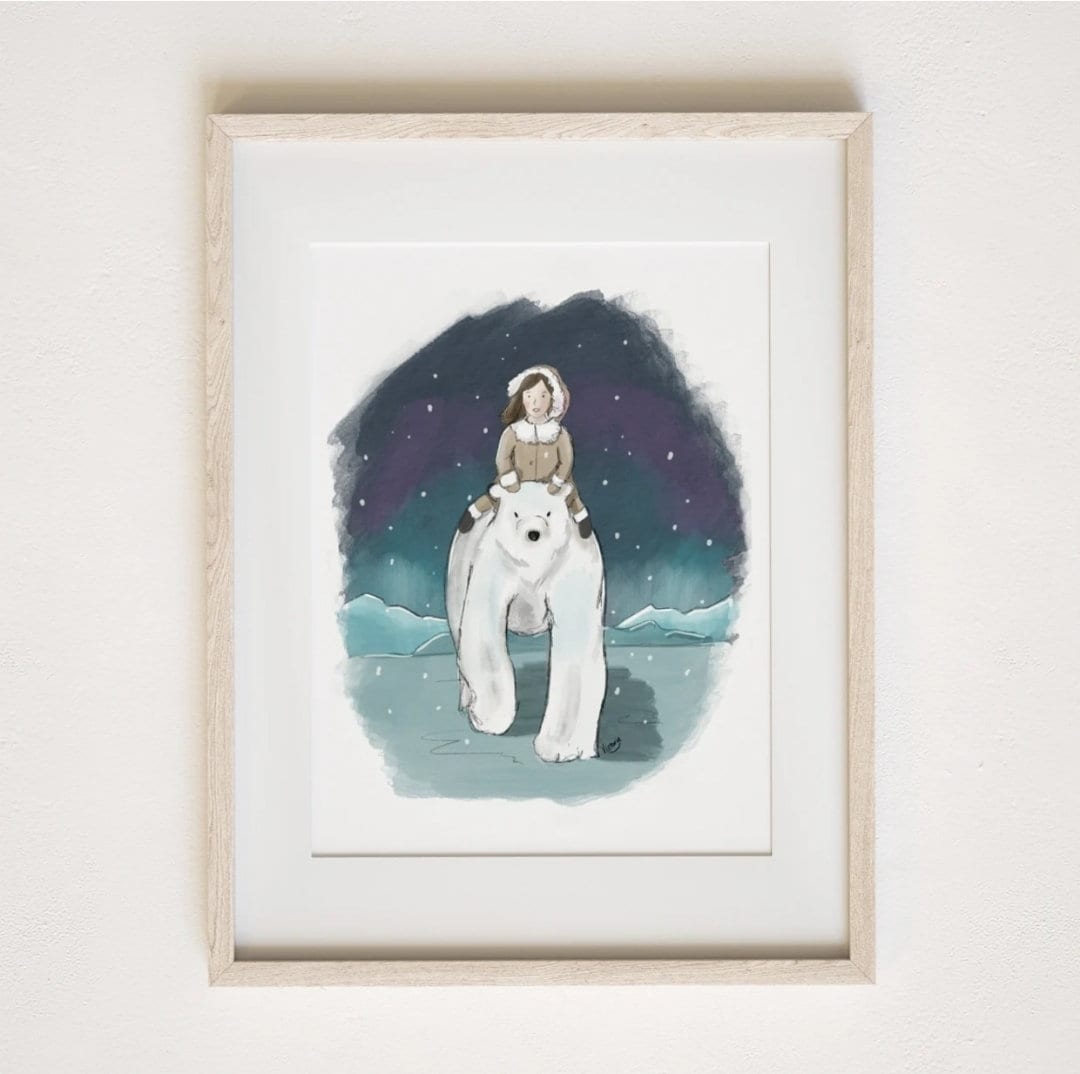 Lyra and Iorek A4 Print - Etsy