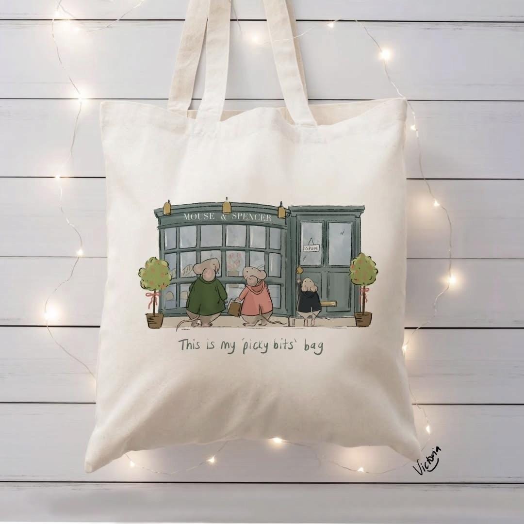 Picky Bits Tote Bag - Etsy