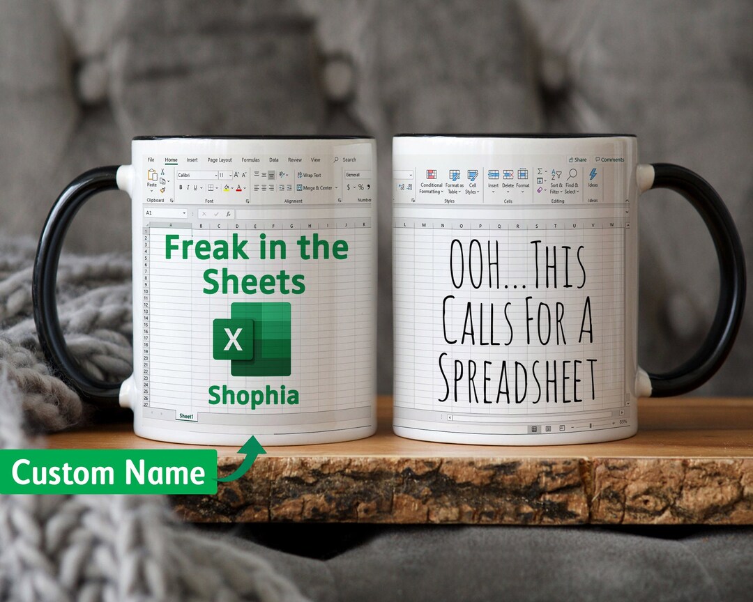 Freak in the Sheets Excel Spreadsheet Lover Worker Gift Idea for ...
