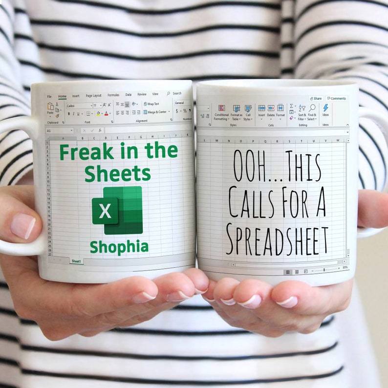 Freak in the Sheets Excel Spreadsheet Lover Worker Gift Idea for ...