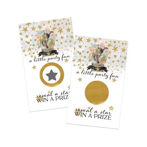 Paris Adventure Scratch off Game Cards 30 Pack Elegant Wedding Favors ...