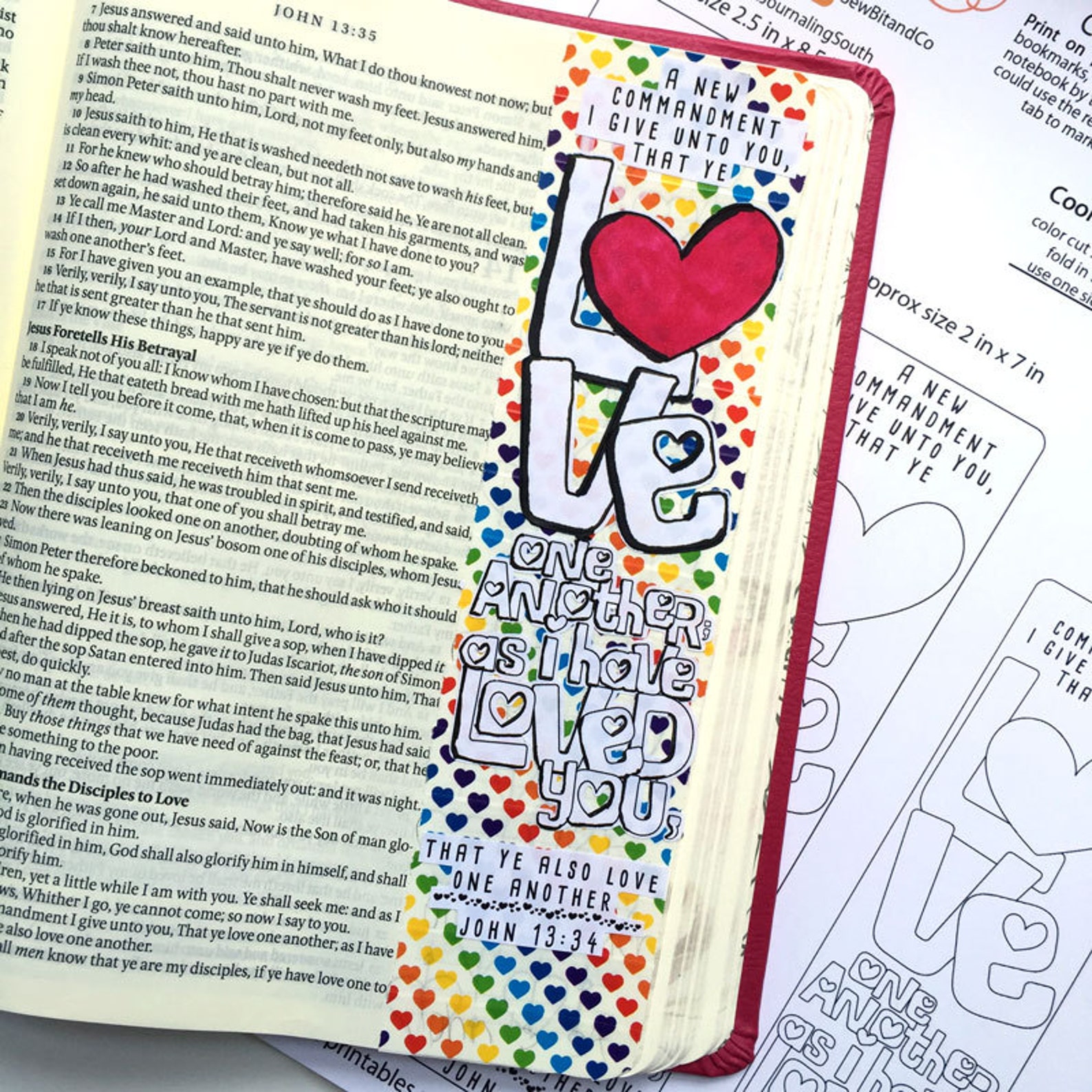 Bible Journaling Bible Verse Art Bible Verse Print Great for Faith ...