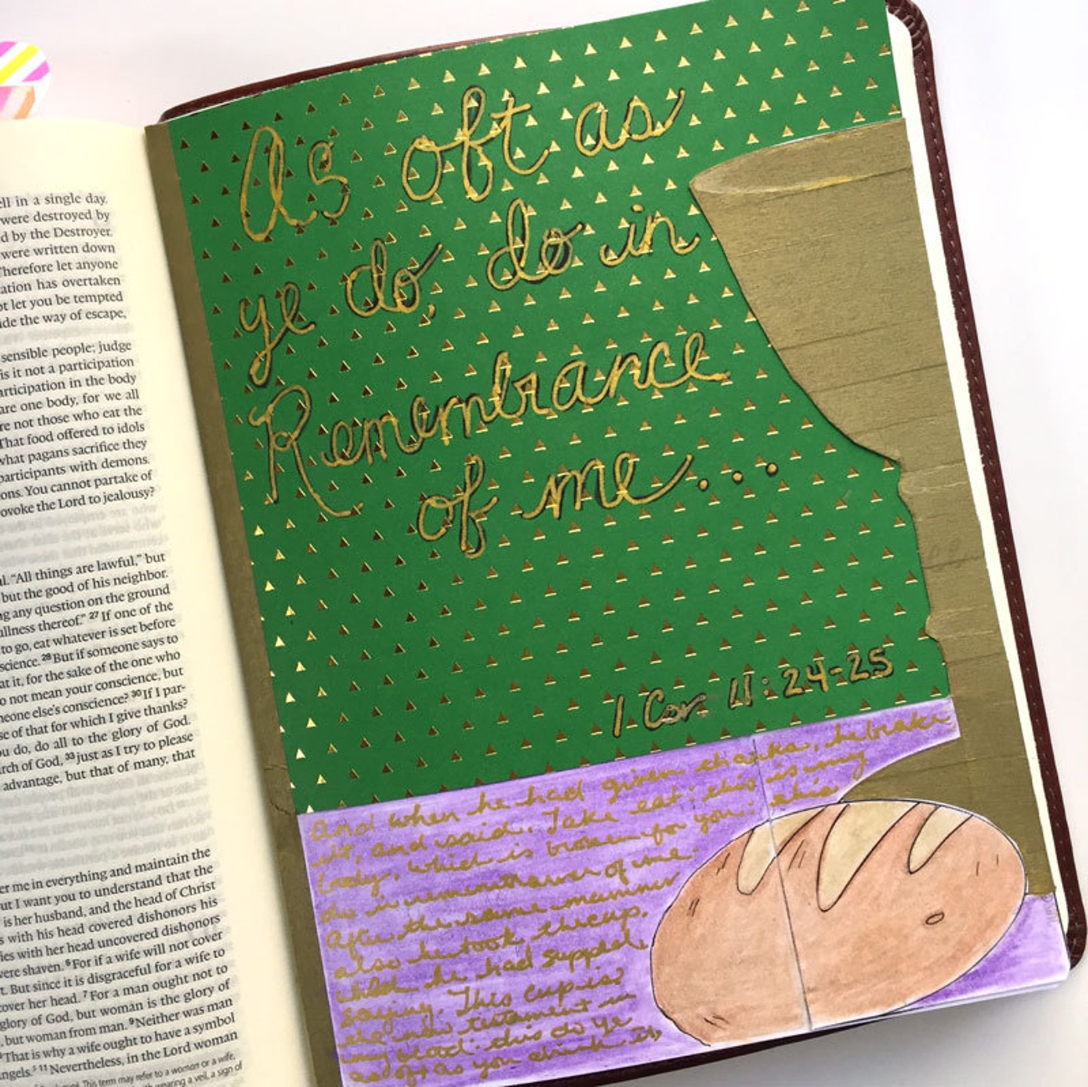 Bible Journaling Bible Verse Art Bible Verse Print Great for Faith ...