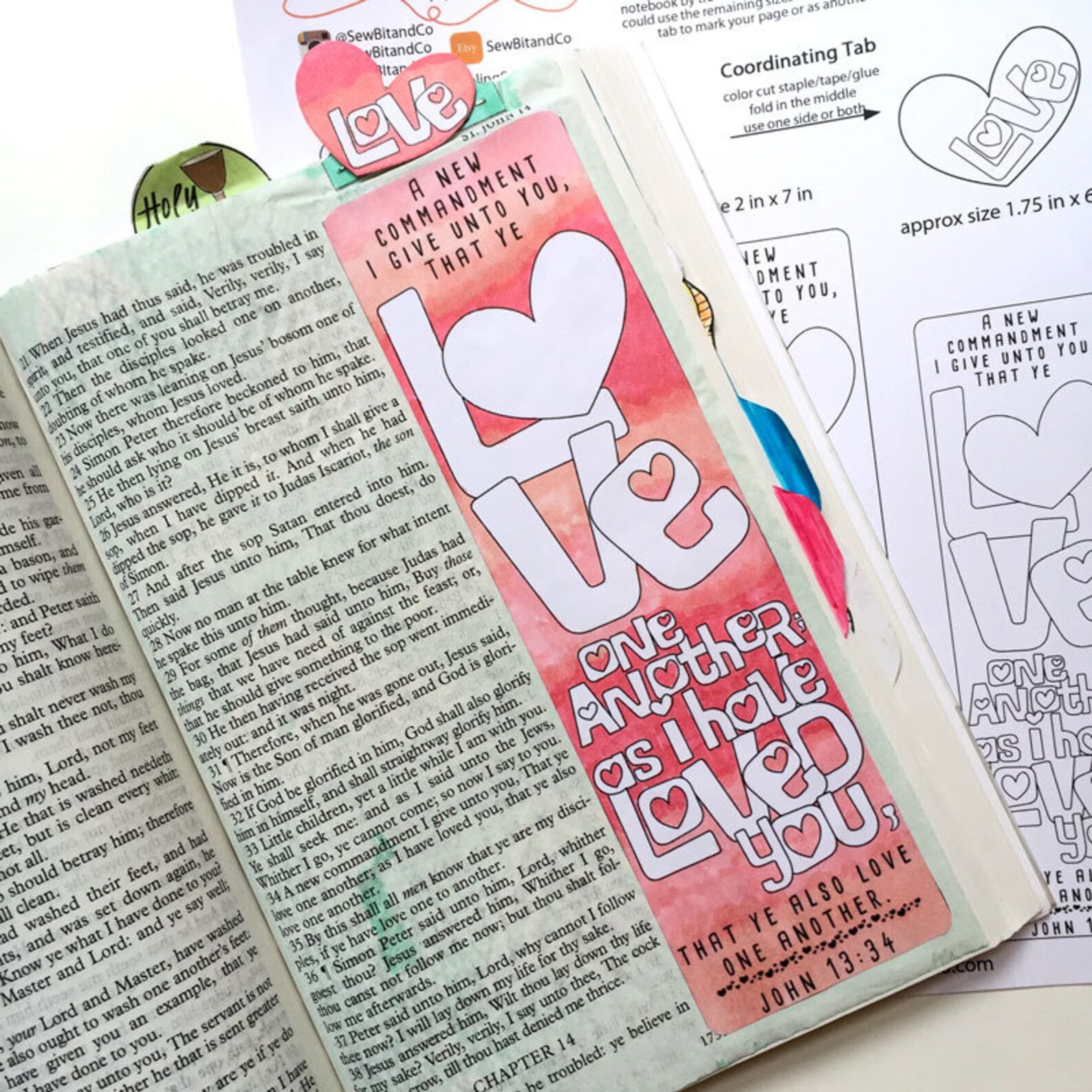 Bible Journaling Bible Verse Art Bible Verse Print Great for Faith ...