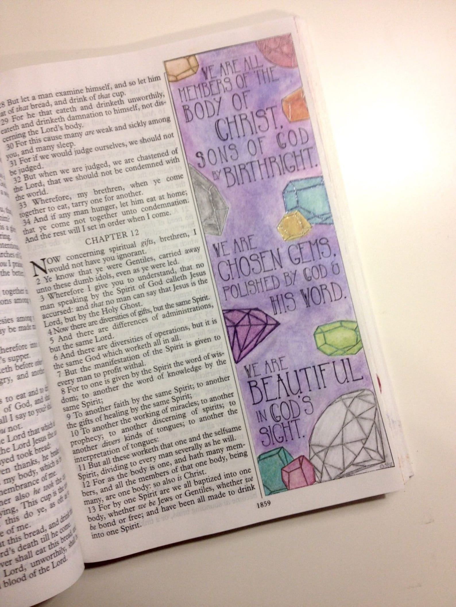 Bible Journaling Bible Verse Art Bible Verse Print Great for Faith ...