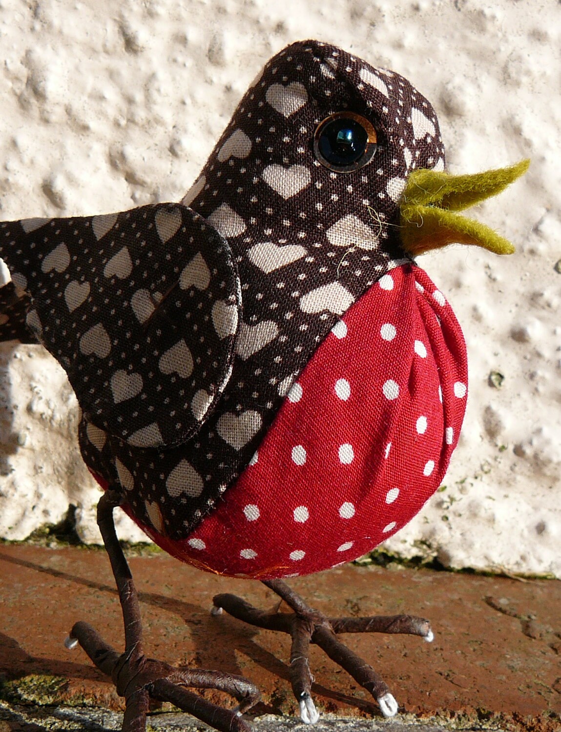 Robin (bird) Sewing Pattern, PDF, Soft Sculpture, Unusual Christmas ...