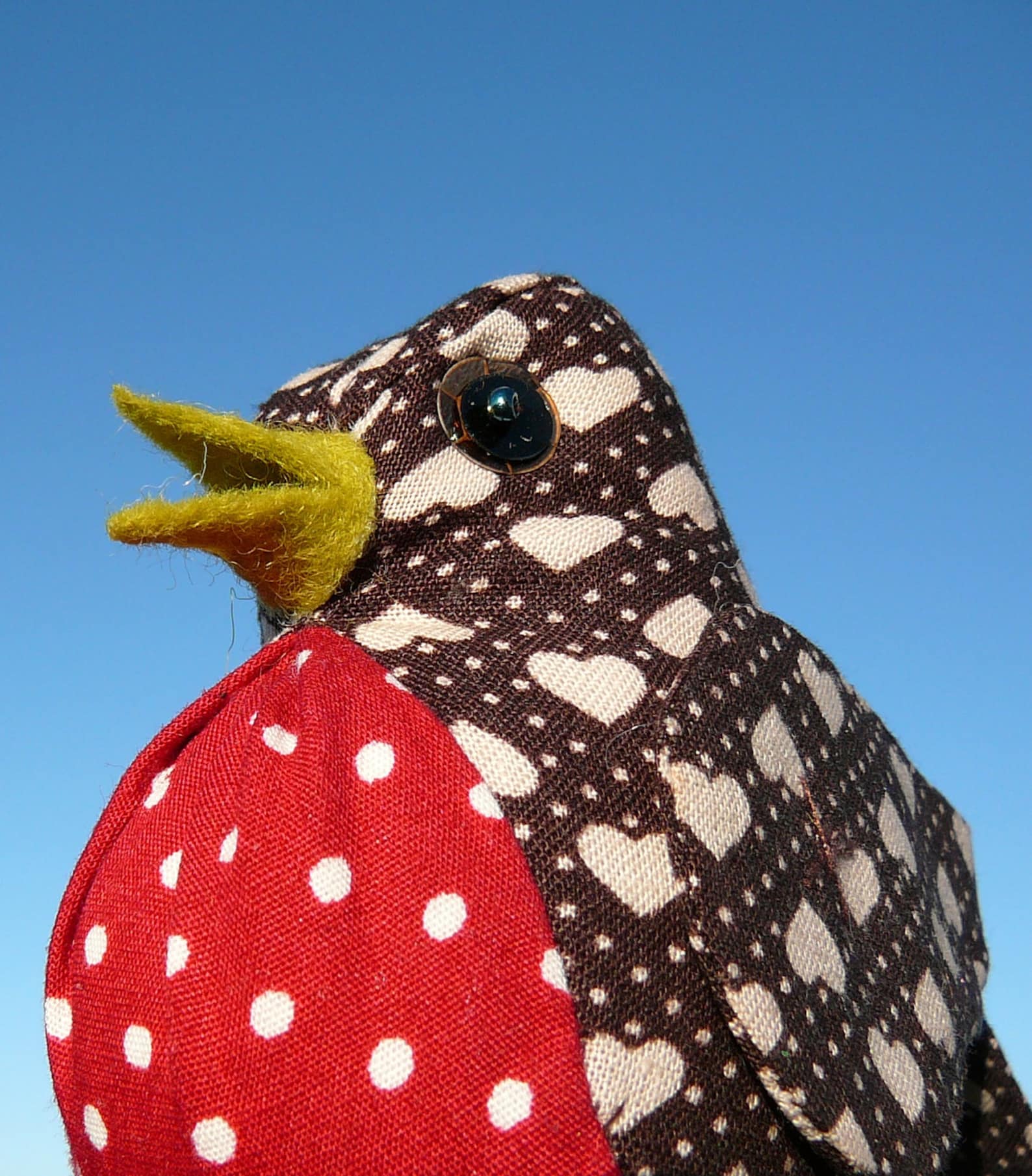 Robin Sewing Pattern, PDF, Soft Sculpture, Unusual Christmas Gift, "how ...