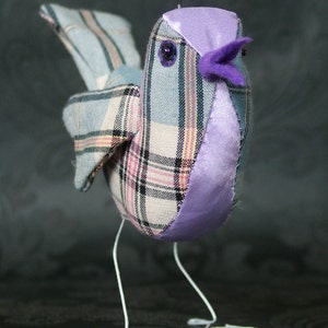 Make a Fabric Bird- Tutorial/ Pattern Pdf Epattern - Etsy