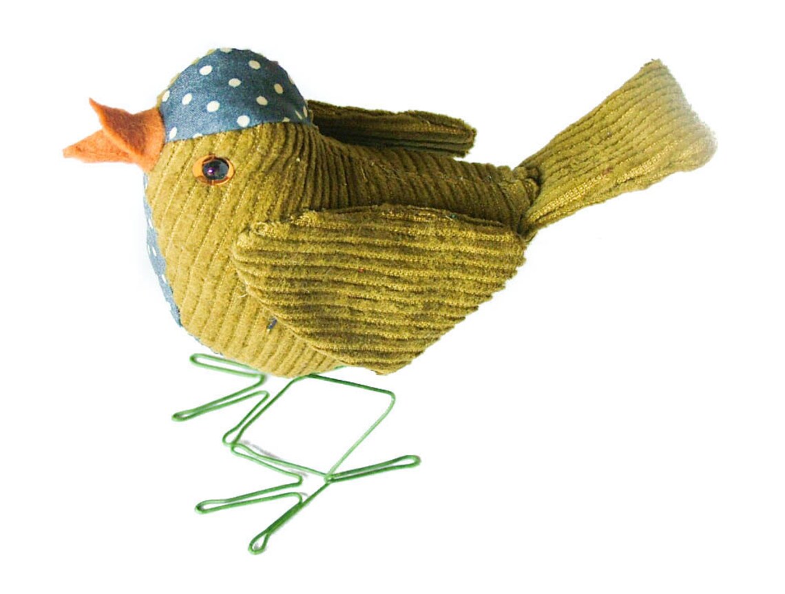 Bird Sewing Pattern, Tutorial (PDF) How to Make a Bird (fabric ...