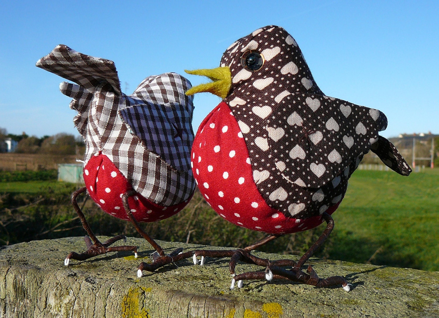 Robin (bird) Sewing Pattern, PDF, Soft Sculpture, Unusual Christmas ...