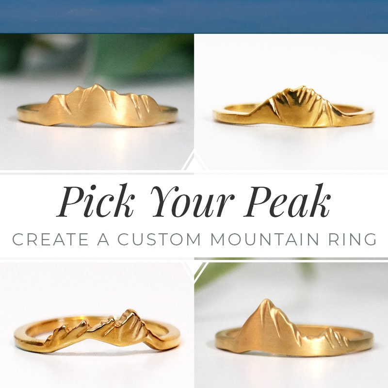 Mountain Ring - Etsy