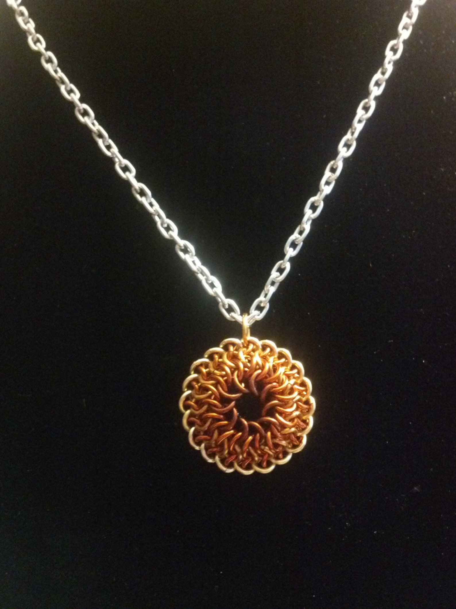 Chainmaille Pendant Tutorial - Etsy