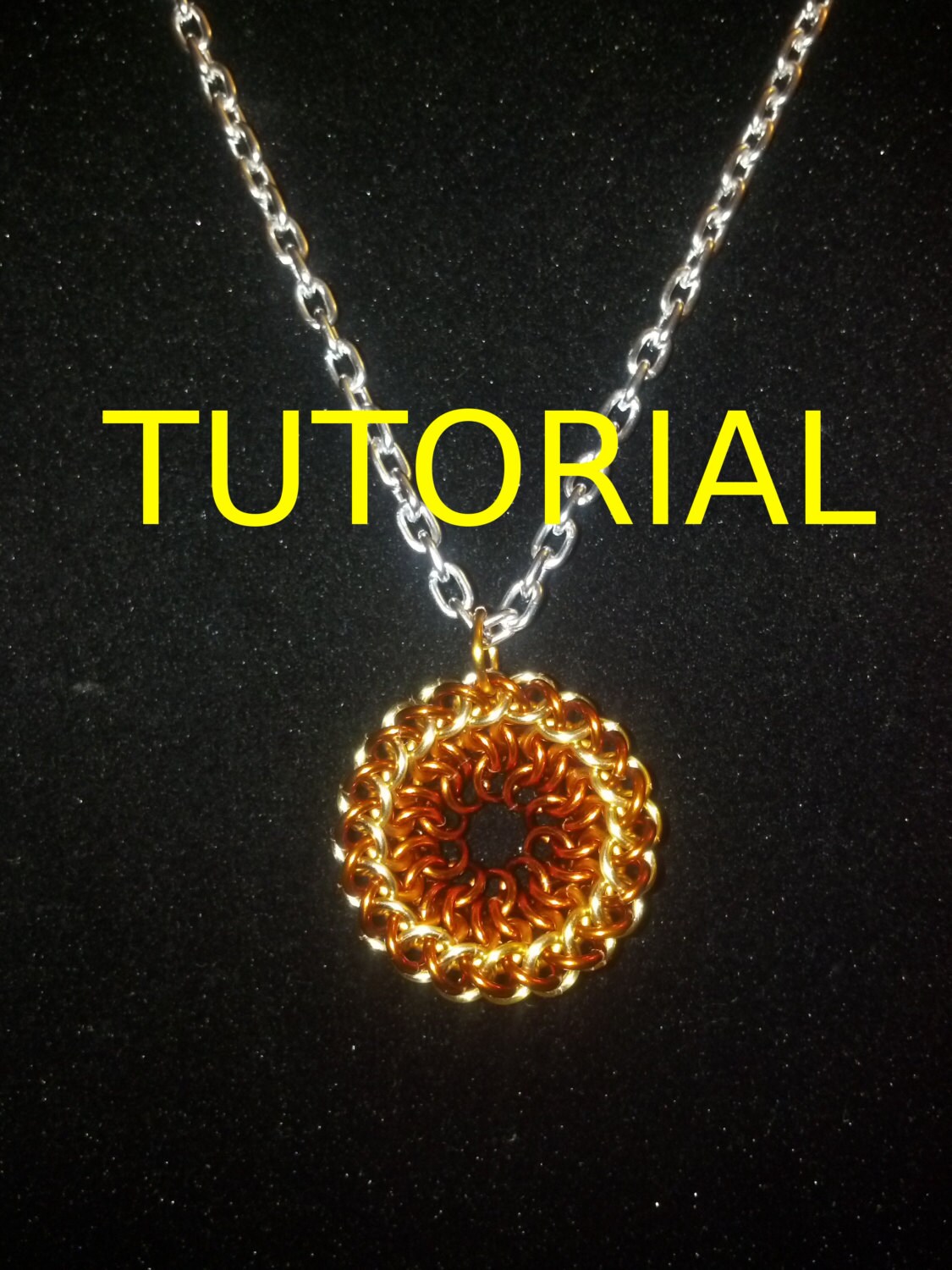 Chainmaille Pendant Tutorial - Etsy