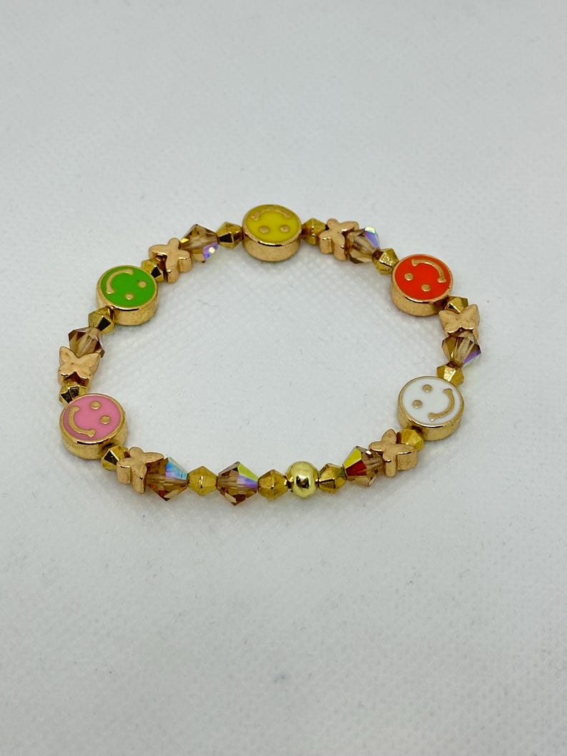 Smiley Face Bracelet - Etsy
