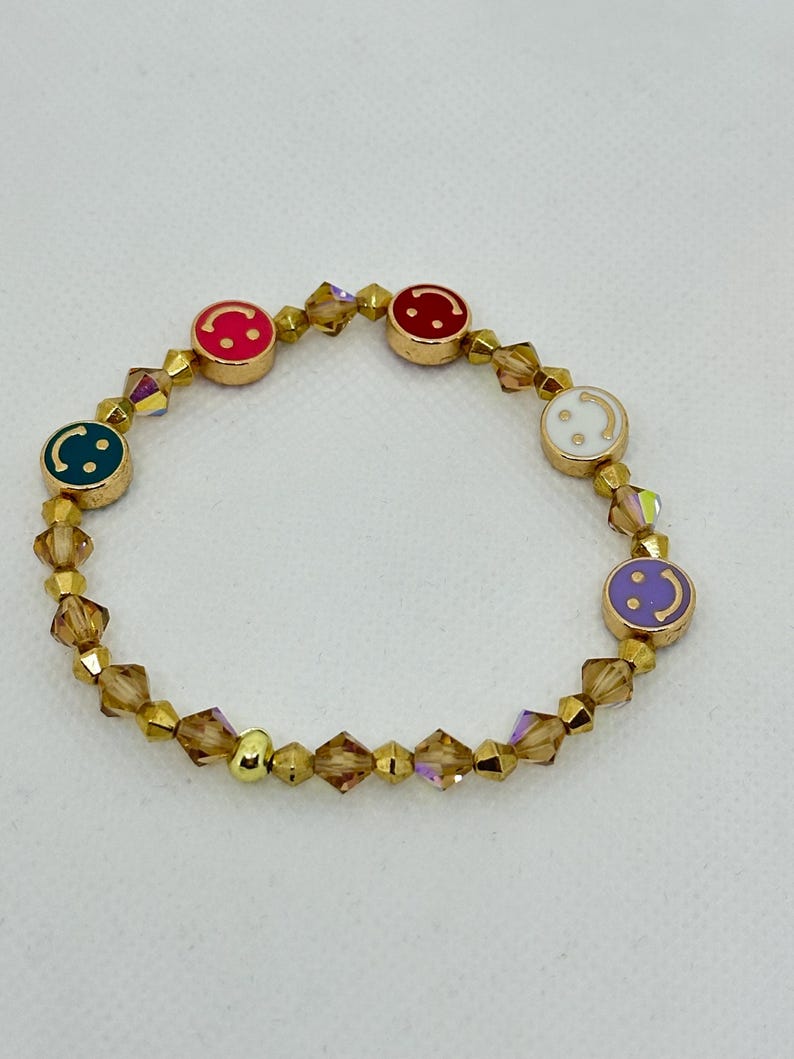 Smiley Face Bracelet - Etsy