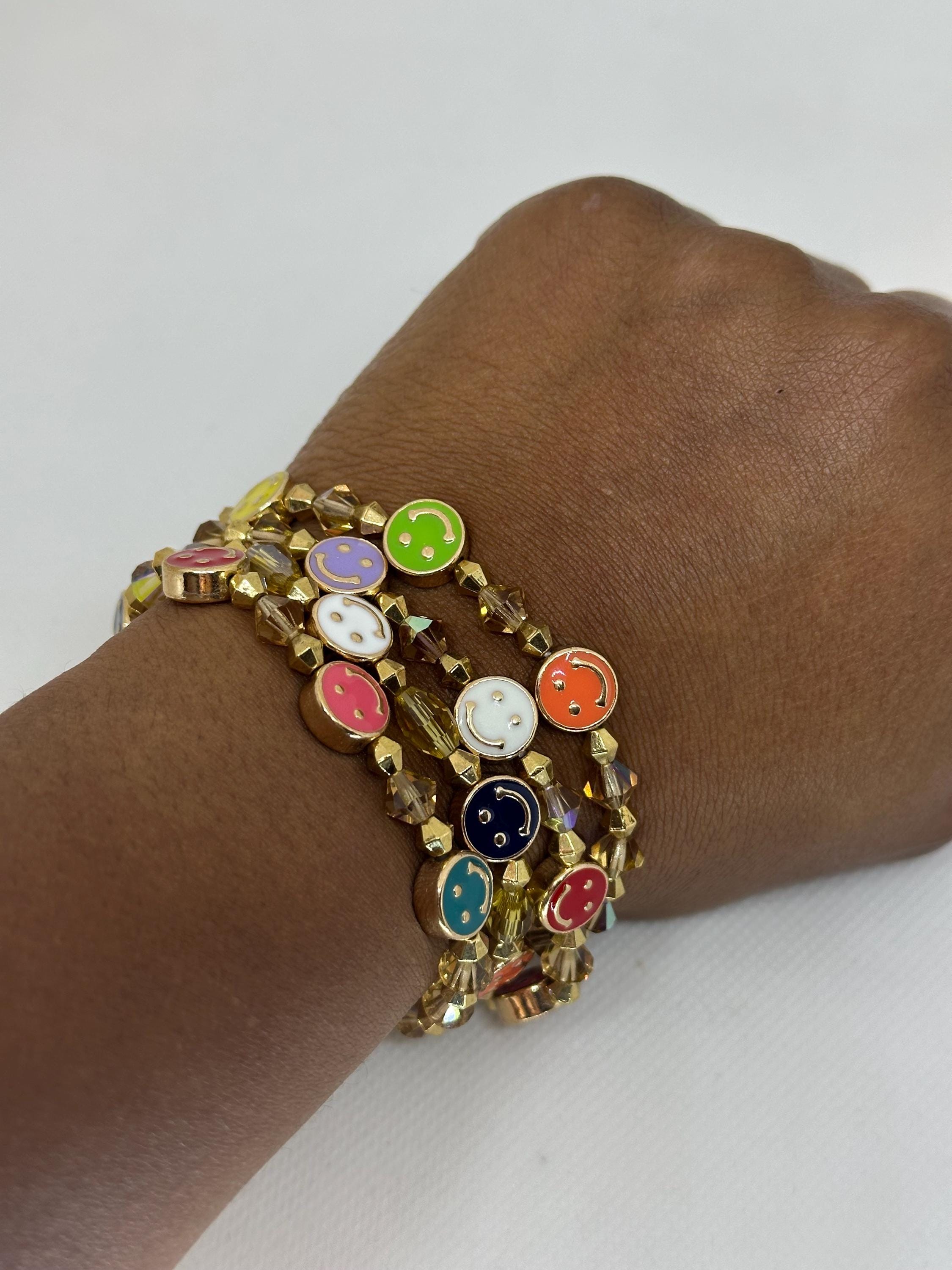 Smiley Face Bracelet - Etsy