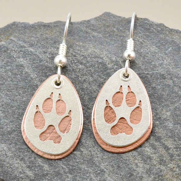 Red Fox Paw Print - Etsy