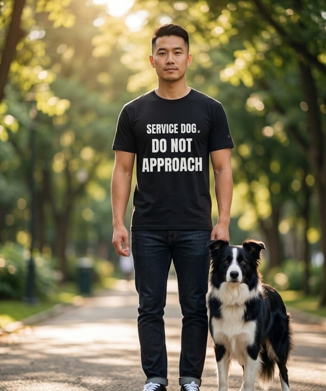 Service Dog Do Not Approach Shirt, Service Dog Awareness Shirt, Working ...