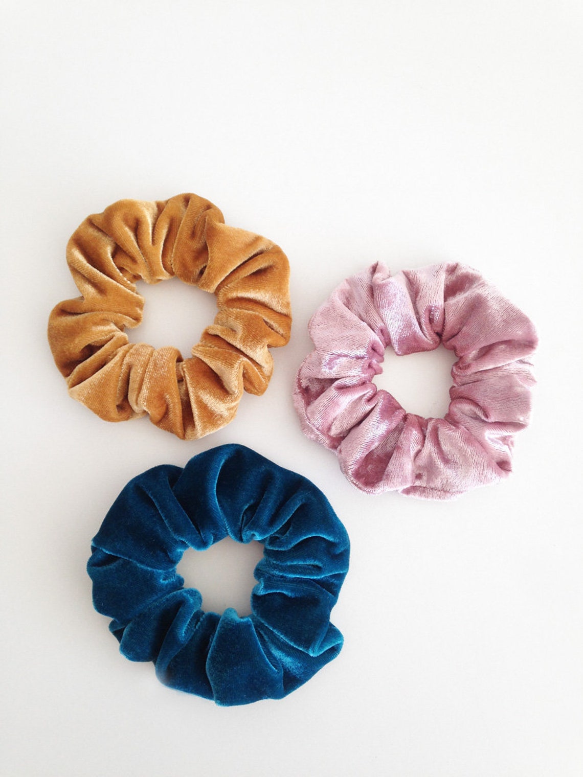 Velvet Hair Holder Velvet Scrunchie Pack Stocking Stuffers - Etsy