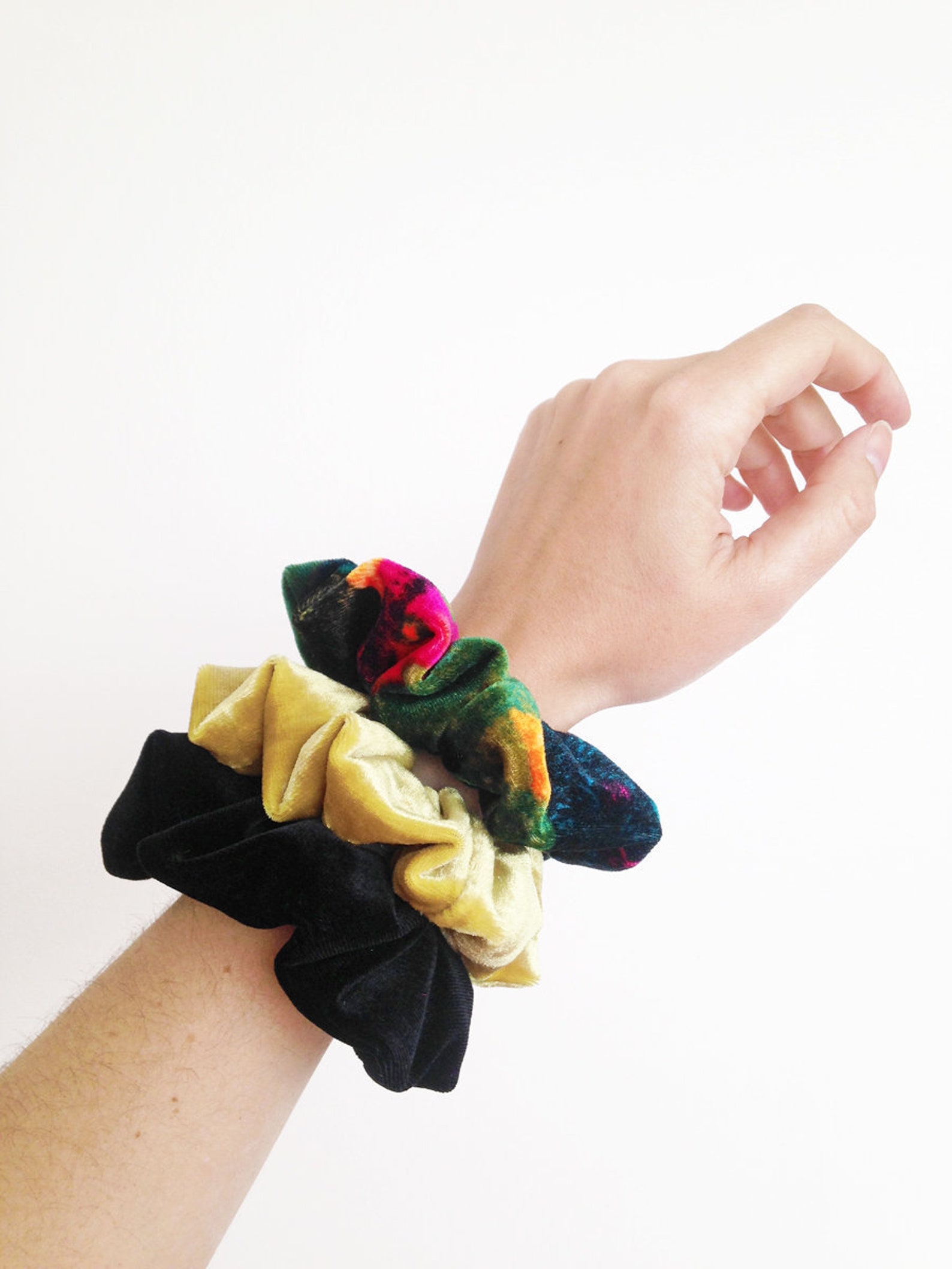 Velvet Scrunchie Pack Velvet Scrunchies Set Big Scrunchie - Etsy UK