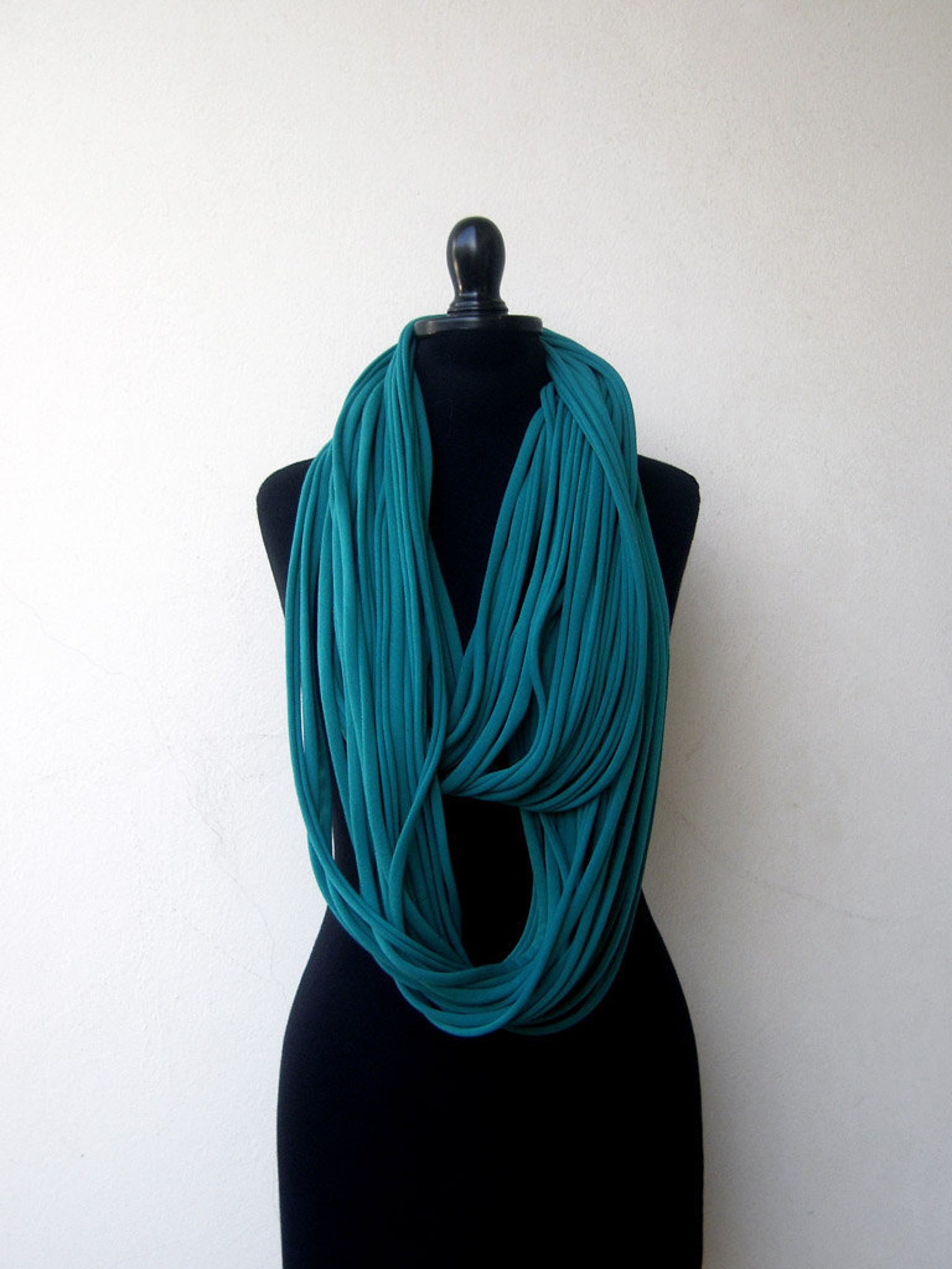 Scarves for Women Teal Necklace Gift for Mom Teal Scarf | Etsy