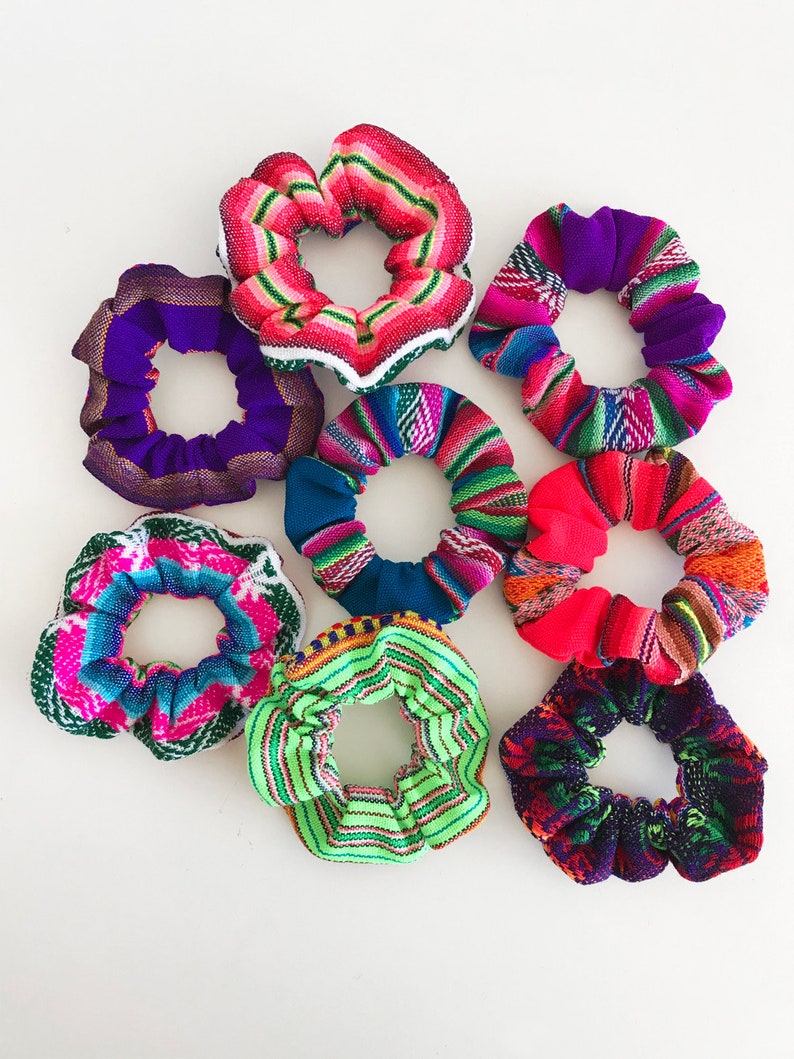 Big Scrunchies Tribal Scrunchies Hair Accessories Neon | Etsy
