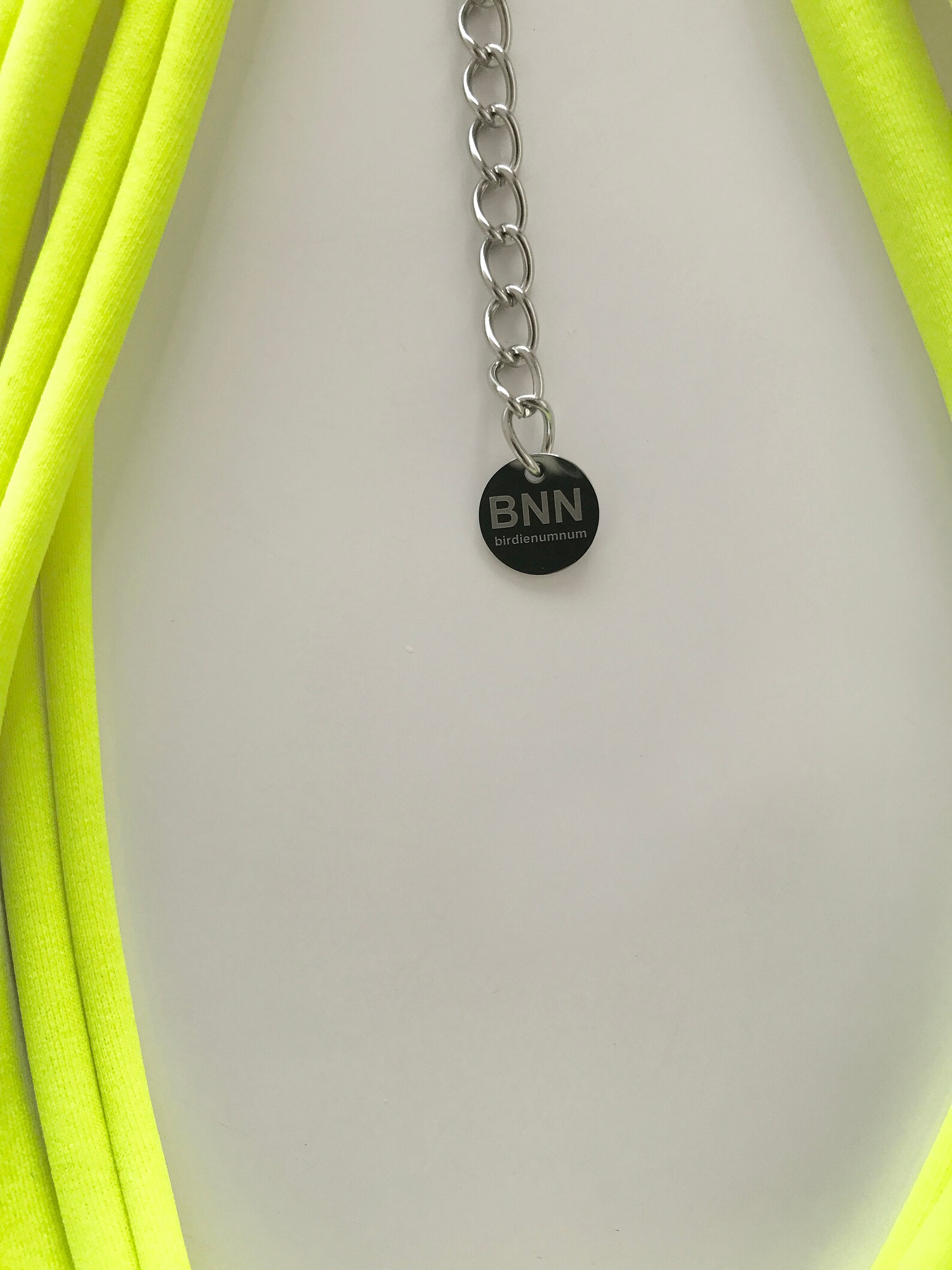 Neon Yellow Knot Necklace Neon Rope Necklace Unique Knotted - Etsy