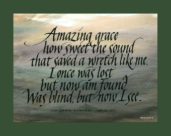 Psalm 62 Lighthouse Calligraphy Print 11 X 14 | Etsy