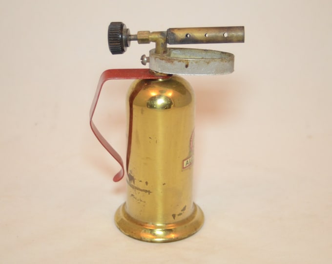 Vintage Brass Alcohol Torch the Lenk Mfg Company Newton Massachusetts ...