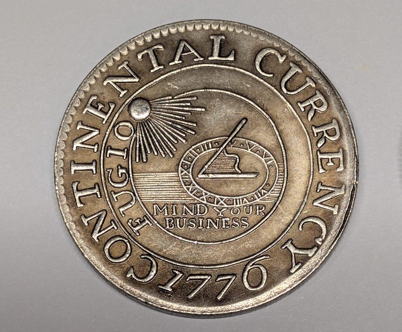 Fugio Cent Restrike: Continental Congress Commemorative Coin ...