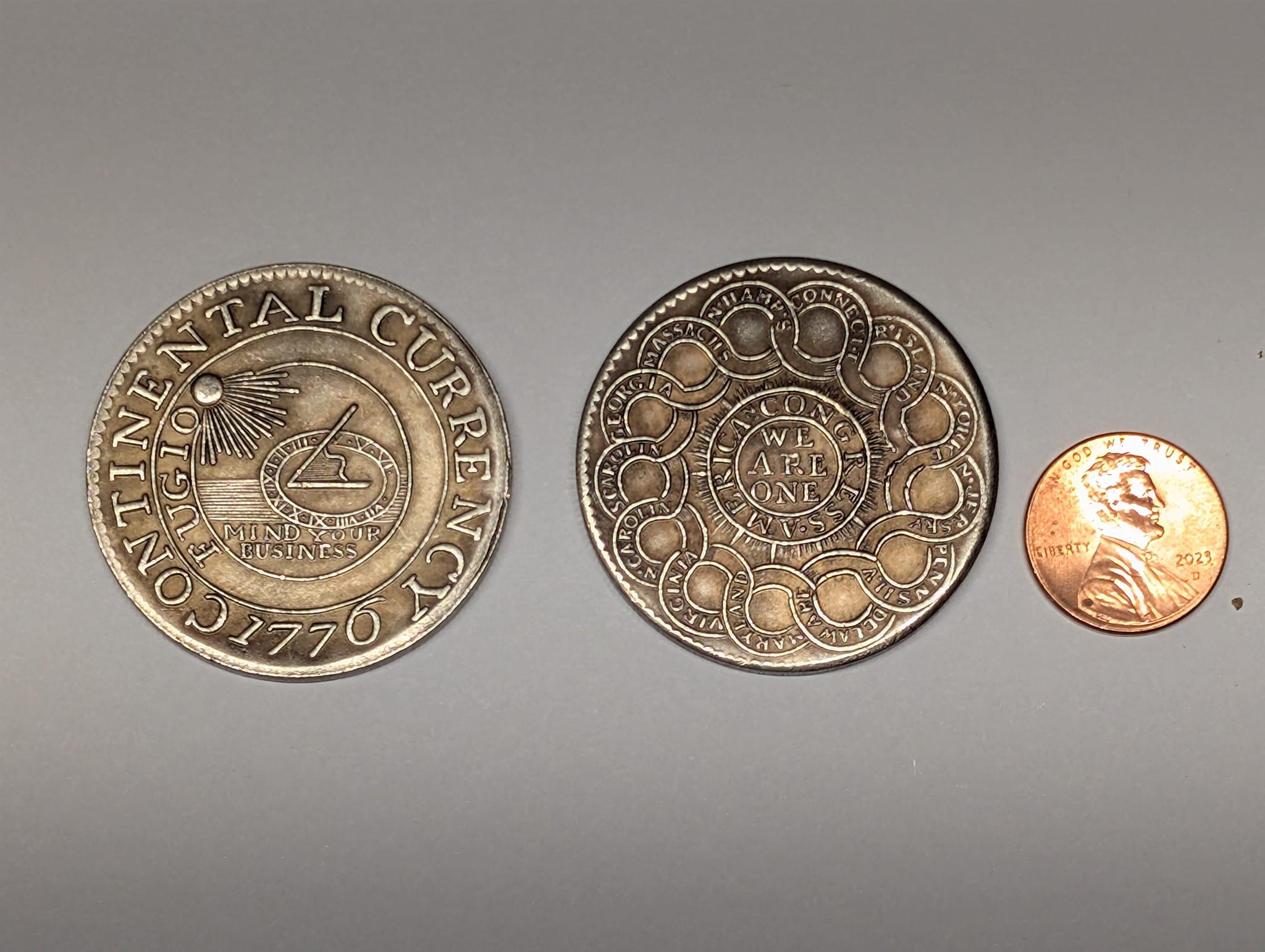 Fugio Cent Restrike: Continental Congress Commemorative Coin ...